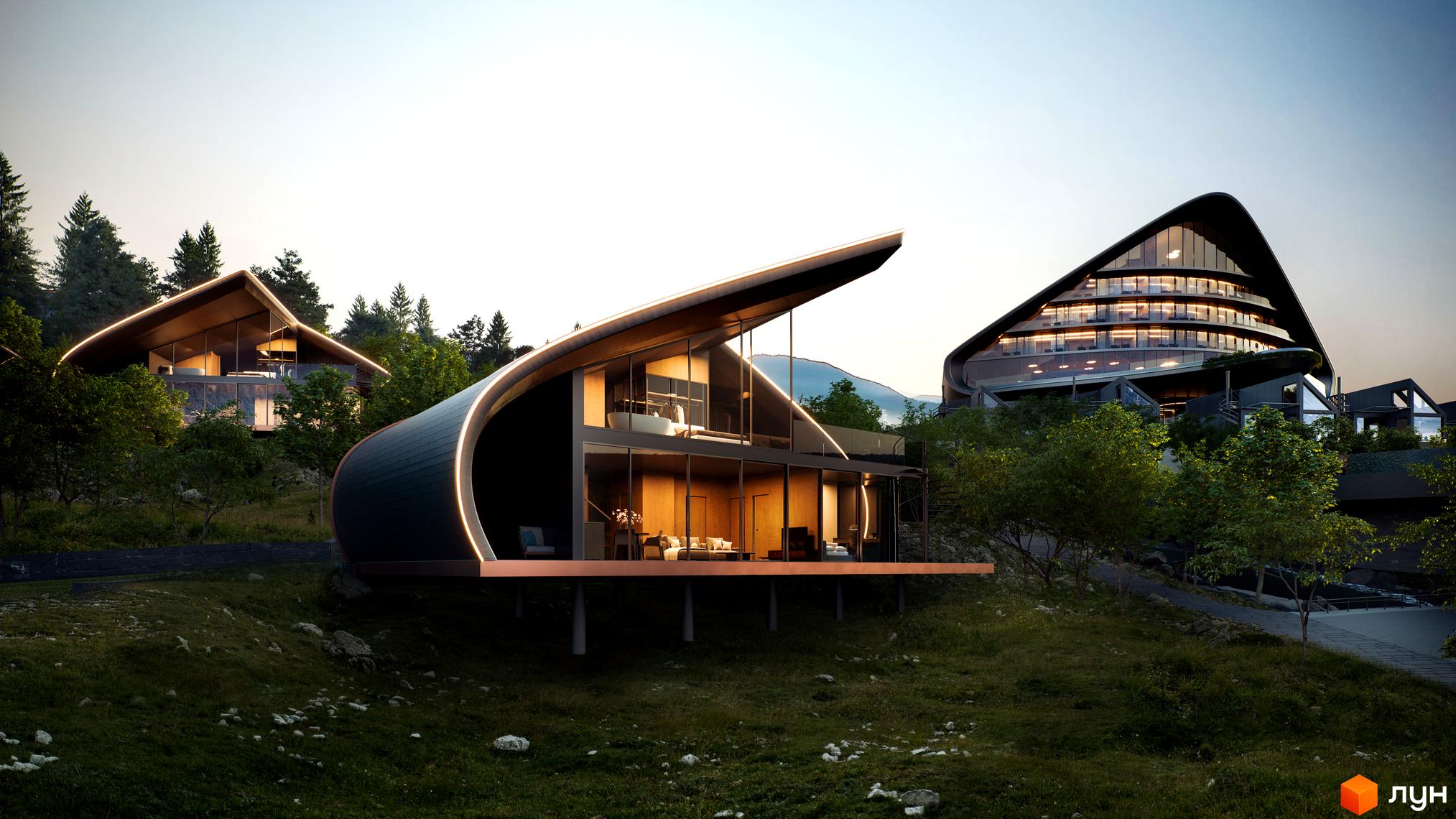 КМ Dzen Residence, Яблуниця — Купити будинок в котеджному містечку — ЛУН